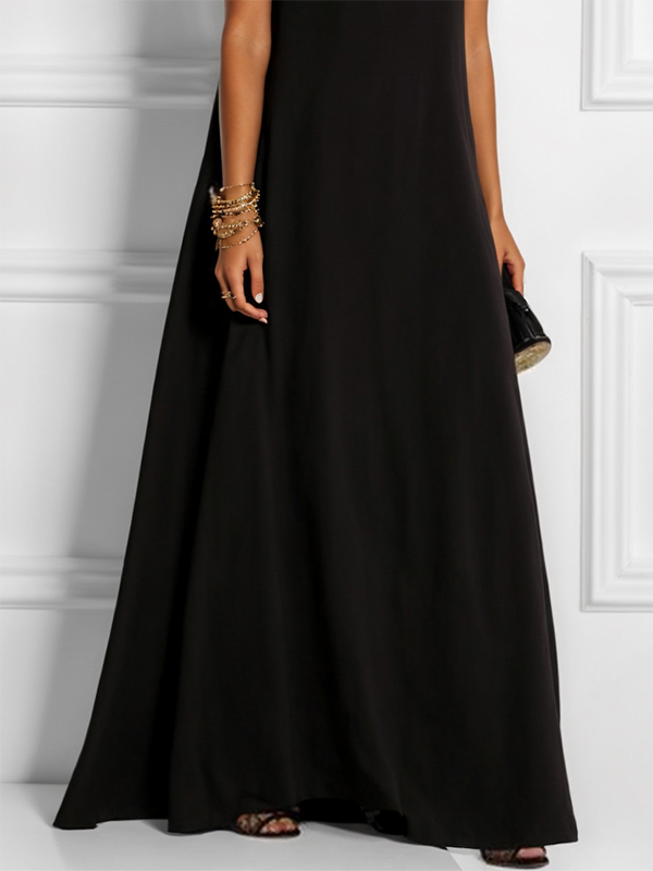 Maxi Dresses,Long Dresses for Women | Split-Joint,Long Sleeves,Solid ...