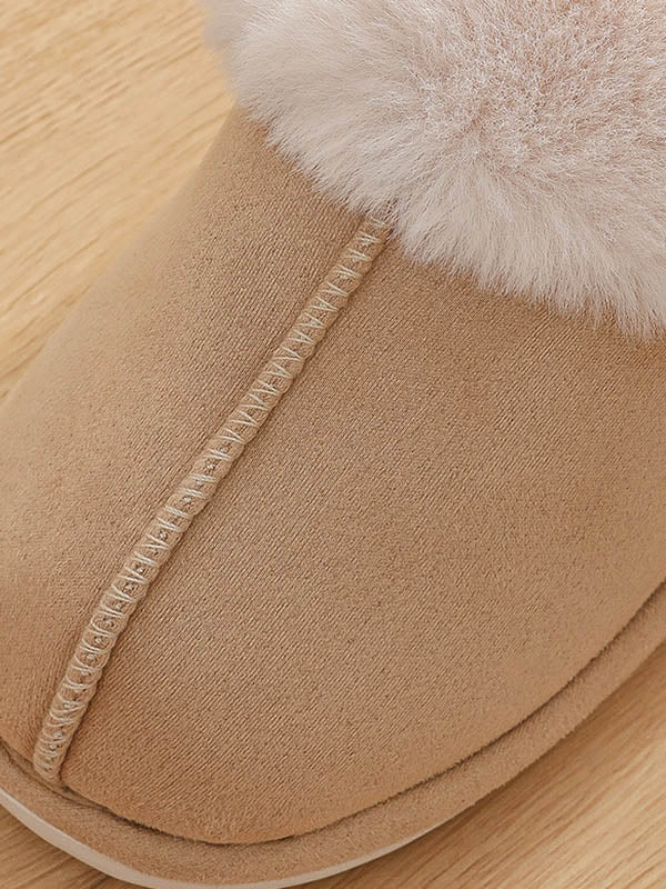 Round-Toe Split-Joint Slippers – Uoozee official