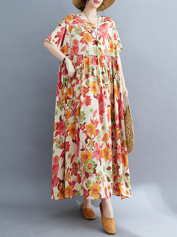 Midi Dresses for Women | Solid Color,Long Sleeves,Split-Joint,Pleated ...