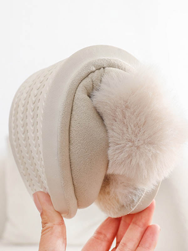 Round-Toe Split-Joint Slippers – Uoozee official