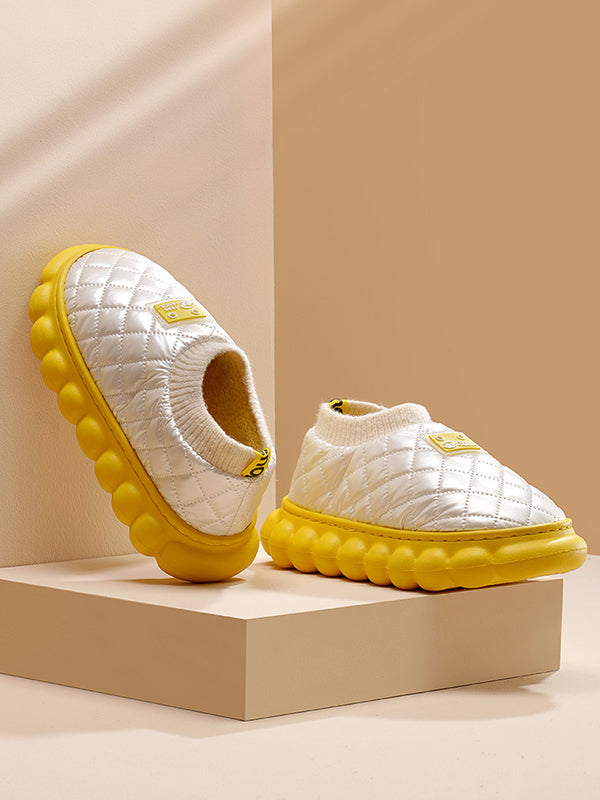 Warm Indoor Non-Slip Waterproof Soft Sole Padded Flat Shoes – Uoozee ...