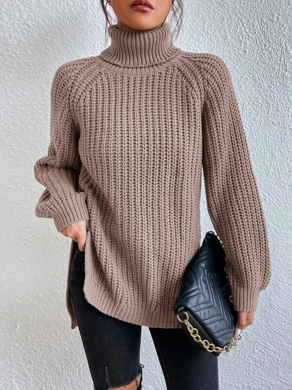 Sweaters for Women | Long Sleeves, Solid Color, High Neck – Uoozee official