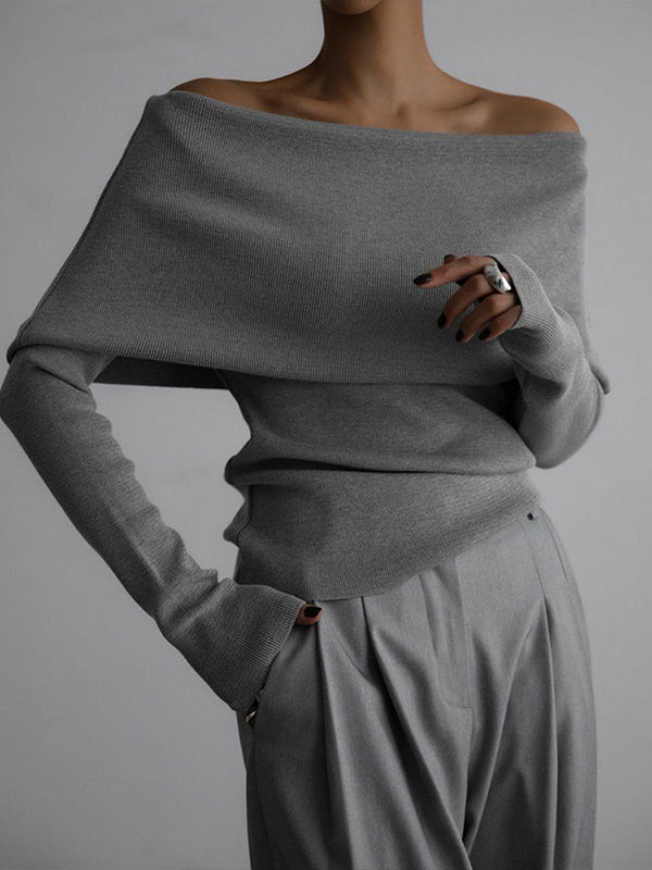 Sweaters for Women | Long Sleeves, Solid Color, High Neck – Uoozee official