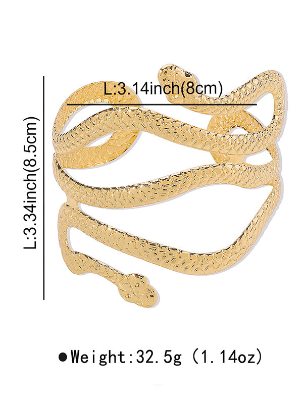 Adjustable Geometric Snake Shape Armlet Accessories – Uoozee official