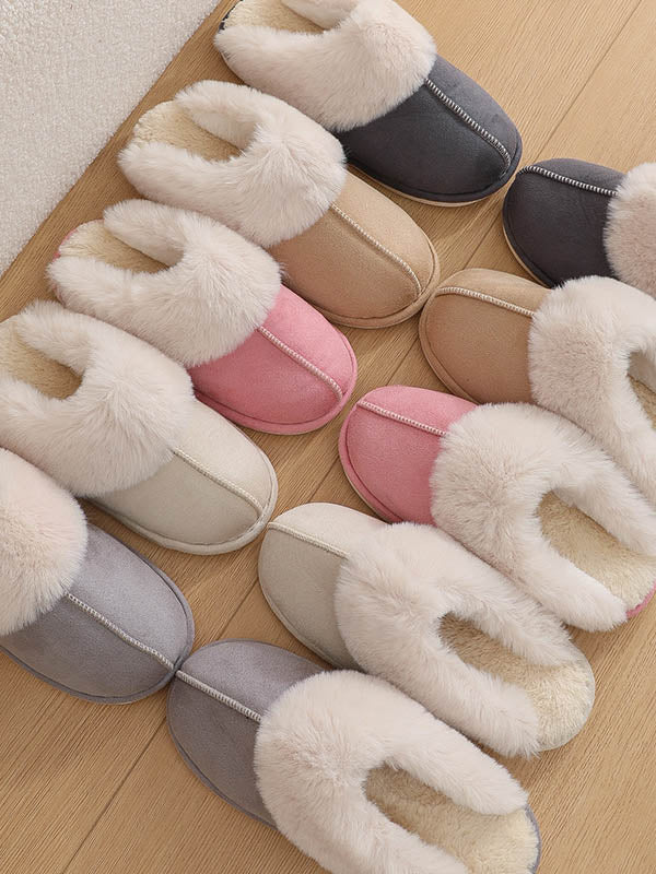 Round-Toe Split-Joint Slippers – Uoozee official