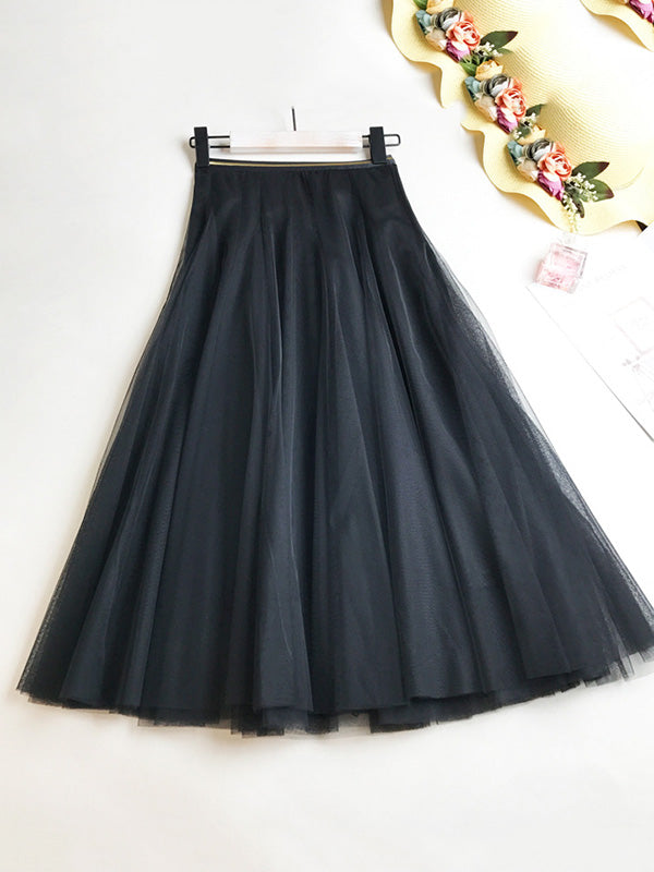 Women's Skirts | Solid Color,High Waisted,Loose,Pockets,Pleated – Page ...