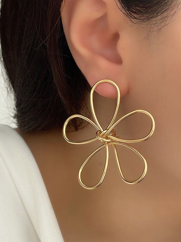 Women Earrings Accessories | Flower Shape,Solid color,Geometric,Drop ...