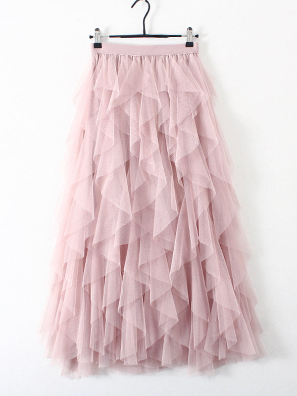 Women's Skirts | Solid Color,High Waisted,Loose,Pockets,Pleated – Page ...