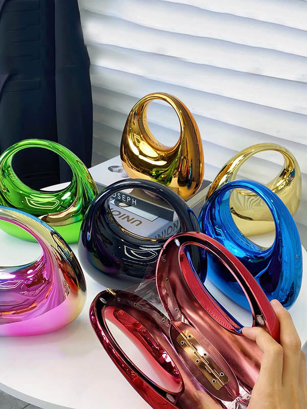 Geometric Shiny Handbags – Uoozee official