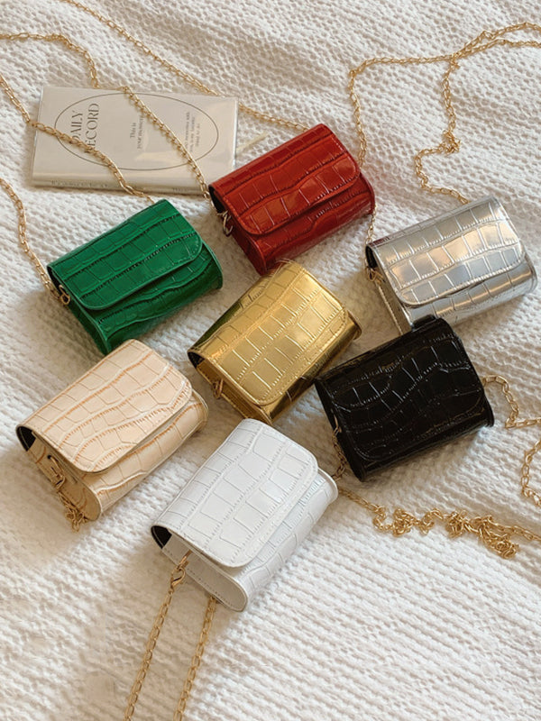 Chains Shiny Split-Joint Bags Crossbody Bags – Uoozee official