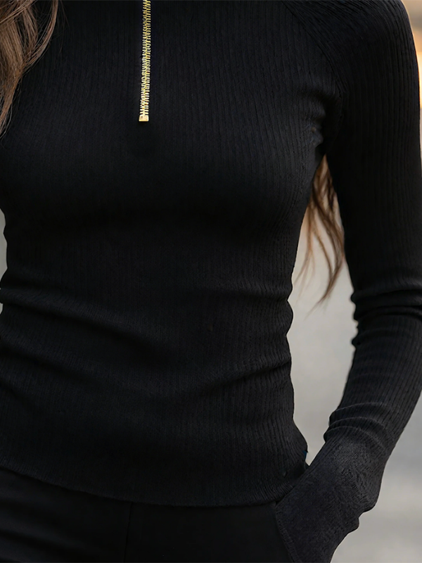 Sweaters for Women | Long Sleeves, Solid Color, High Neck – Uoozee official