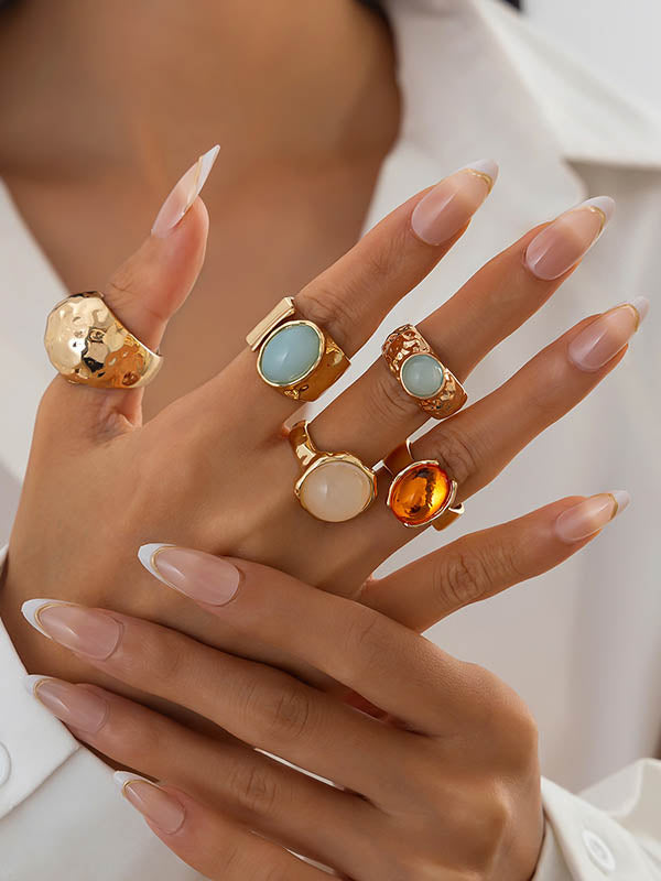 Geometric Ringent Rings Accessories – Uoozee official