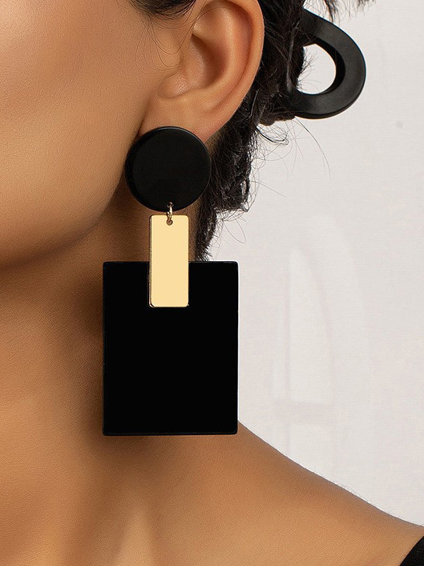 Women Earrings Accessories | Flower Shape,Solid color,Geometric,Drop ...