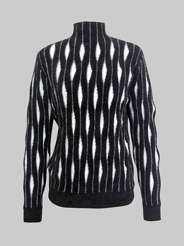 Sweaters for Women | Long Sleeves, Solid Color, High Neck – Uoozee official