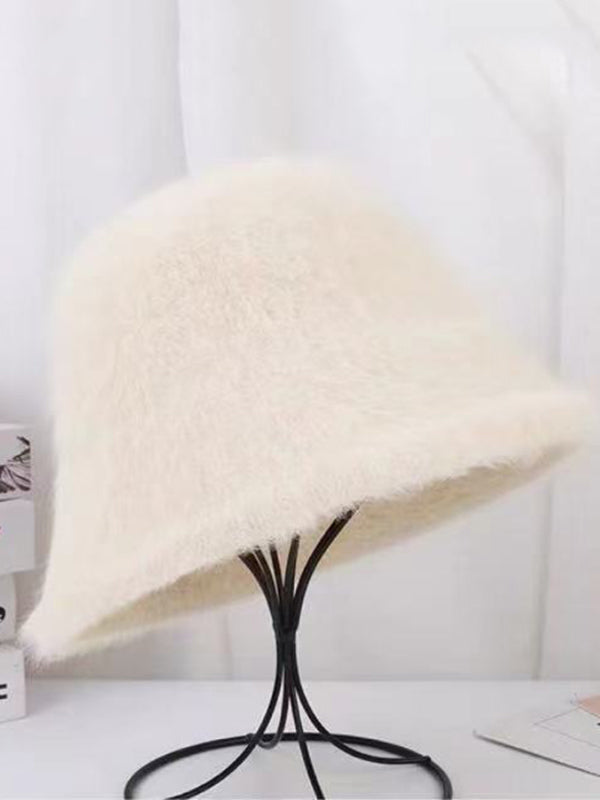 Drawstring Solid Color Split-Joint Bucket Hat Hat – Uoozee official