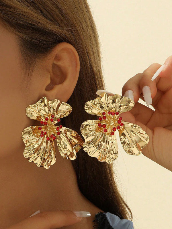 Women Earrings Accessories | Flower Shape,Solid color,Geometric,Drop ...