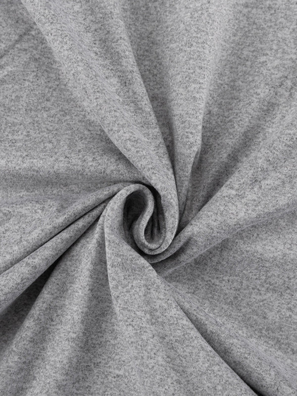 Long Sleeves Solid Color Round-Neck Inner Dress + Bodycon Outerwear Tw ...