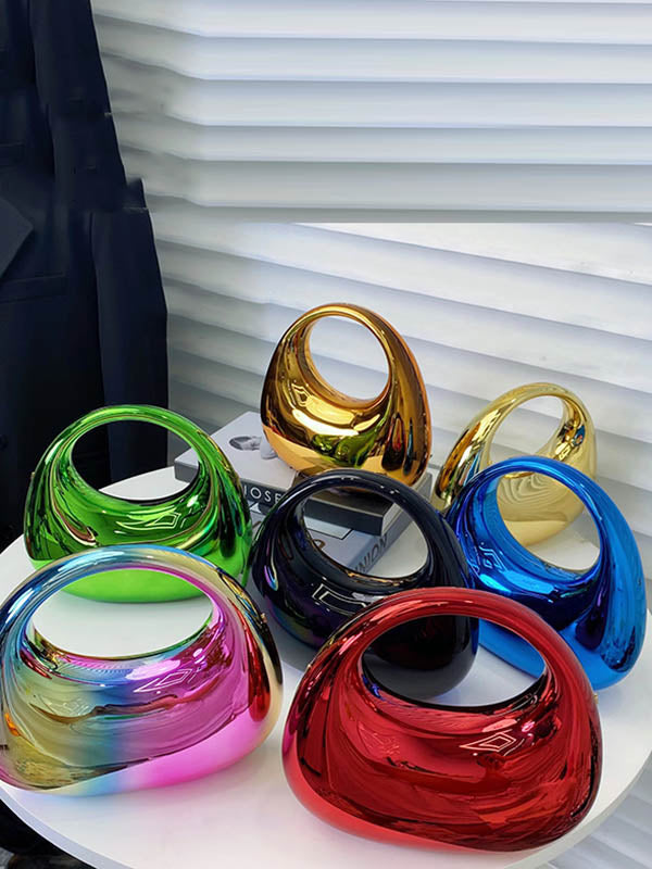 Geometric Shiny Handbags – Uoozee official